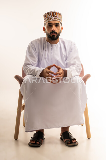 Expressions of planning for the future, thinking and waiting, portrait ...