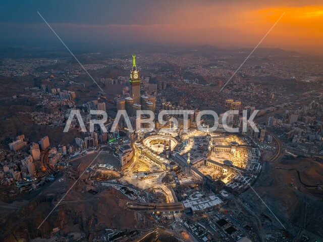 A sacred religious site and landmark in the Kingdom of Saudi Arabia, an ...