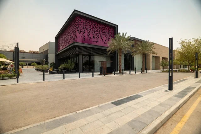 Riyadh Front Project, outdoor seating areas at the Roshan front during ...