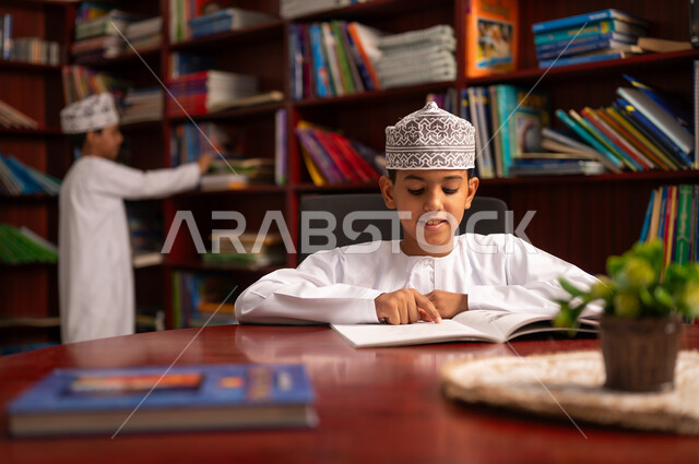 Visiting the school library, spending free time learning and self ...