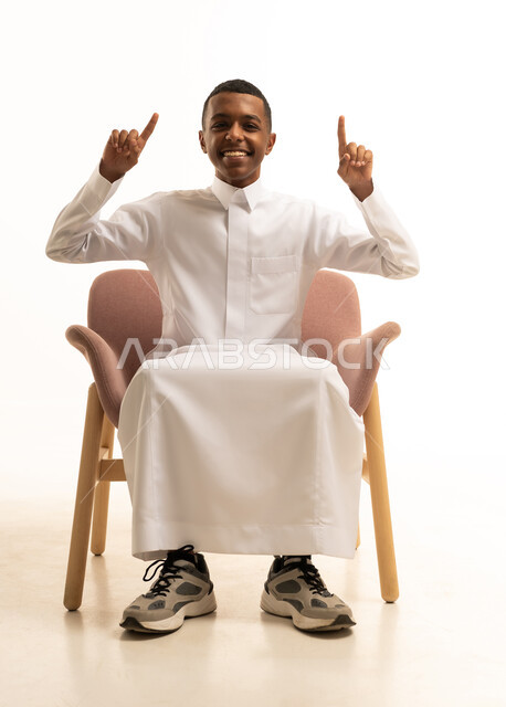 Hand signals and gestures indicating this place (here), specifying a ...