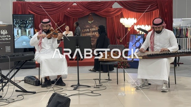 A live musical performance at the Designers and Design Exhibition in ...