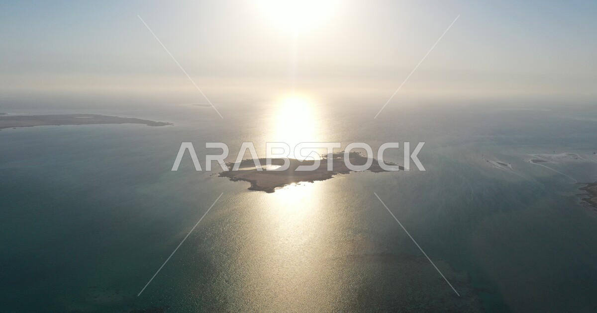 The scenic beauty on the beaches of Umluj in the city of Tabuk, Saudi ...