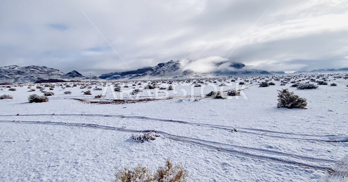 A picture of the village of Alqan in the Tabuk region in the Kingdom of ...