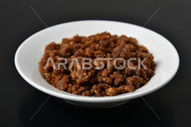 Close-up of the delicious Saudi Hanini dish, Arabic dishes, delicious ...