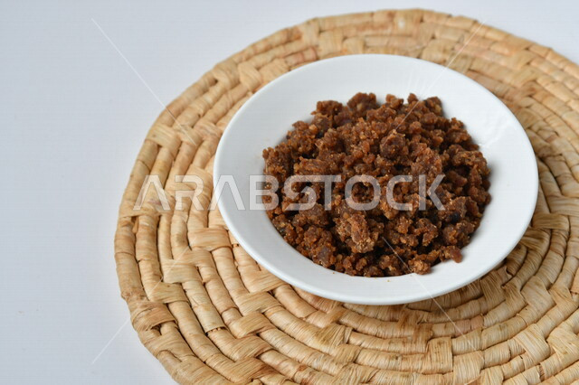 Close-up of the delicious Saudi Hanini dish, Arabic dishes, delicious ...