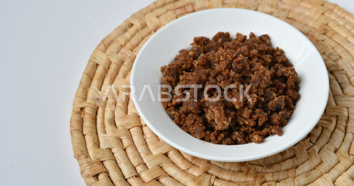 Close-up of the delicious Saudi Hanini dish, Arabic dishes, delicious ...