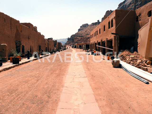The historical beauty of the heritage village of Al-Ula in the city of ...