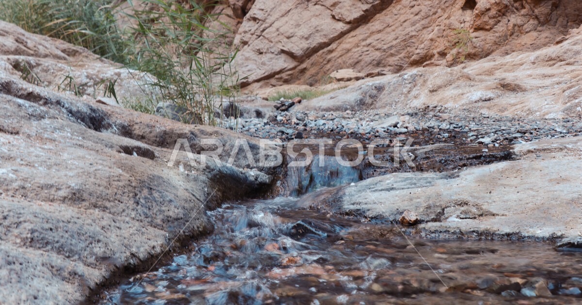 A picture of Wadi Tayeb Asm in the north of Maqna, west of the city of ...