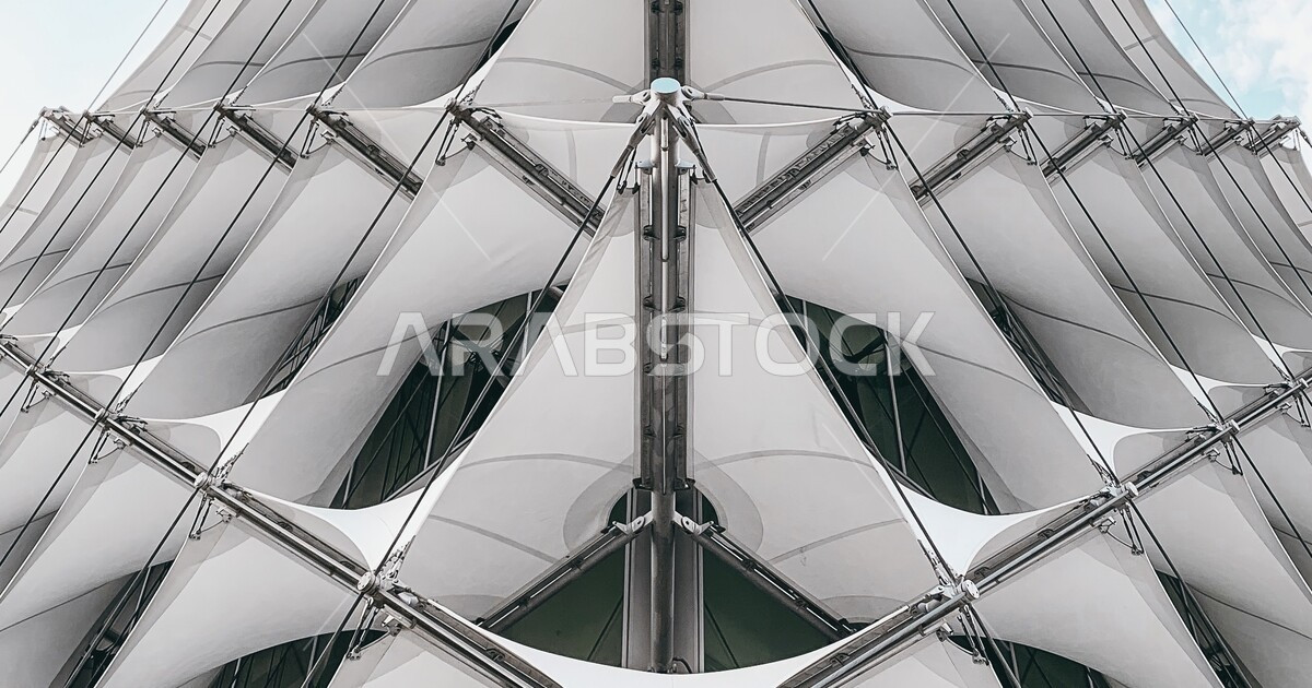 Creative image of King Fahd National Library in Riyadh, Saudi Arabia ...
