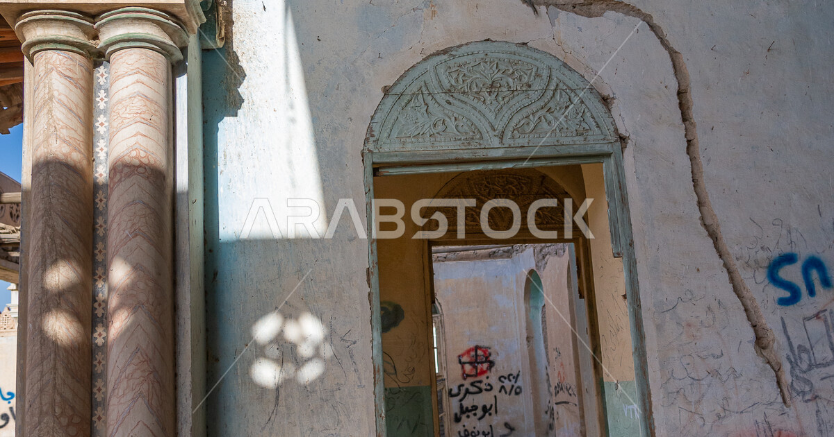 Old buildings in Taif, Saudi Arabia, ancient architecture, historical ...