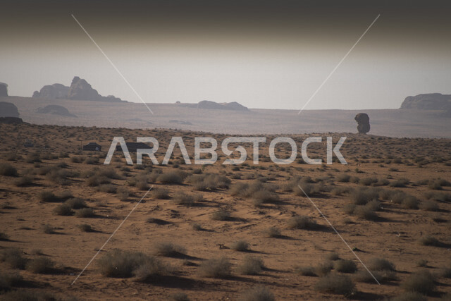 Creative image of the terrain of the city of Tabuk in Saudi Arabia ...