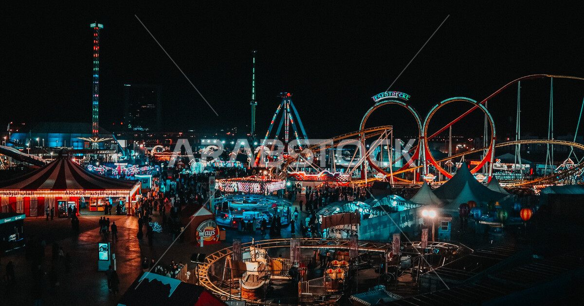 Winterland amusement park in Riyadh, Saudi Arabia, tourism in Saudi ...