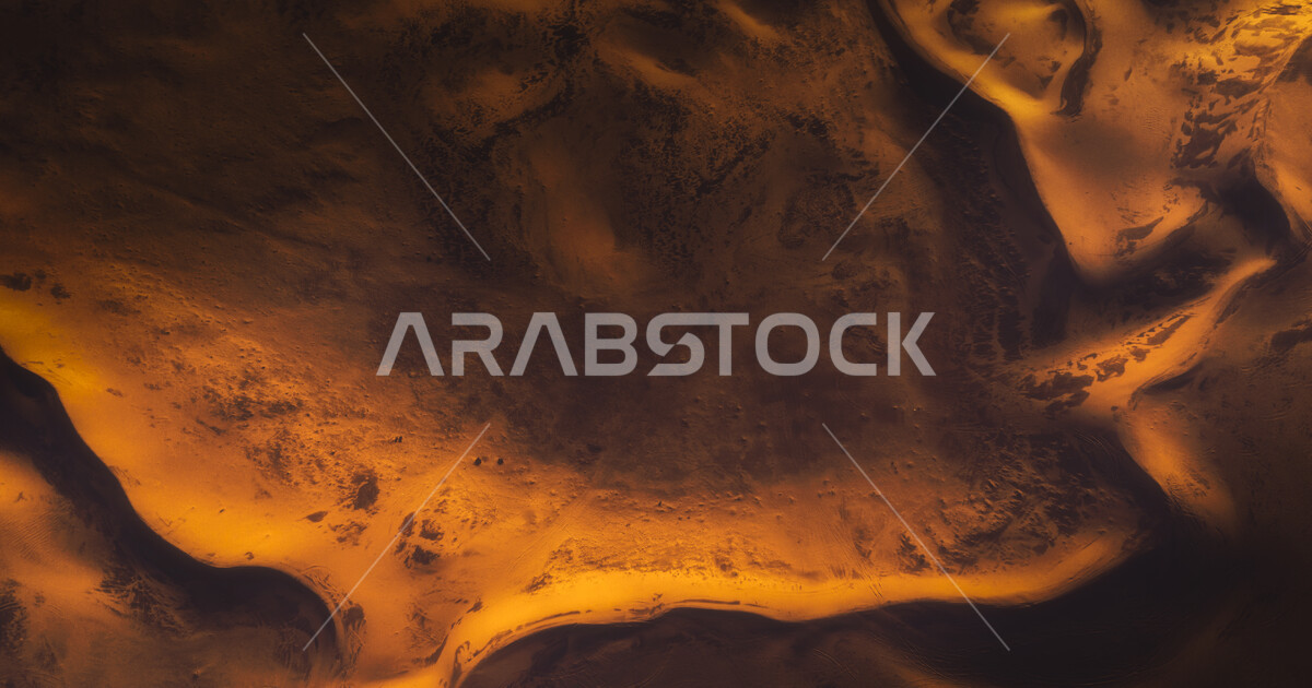 A picture of the Nafud desert in Saudi Arabia, natural desert tourist ...