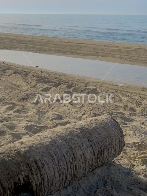 A beautiful view of the Red Sea beach in Jeddah, Saudi Arabia, tourism ...