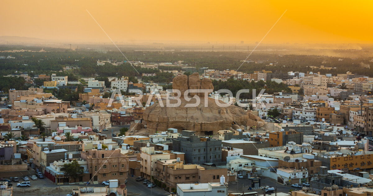 A wonderful view of Mount Al-Qarah in Al-Ahsa region in Dammam, Saudi ...
