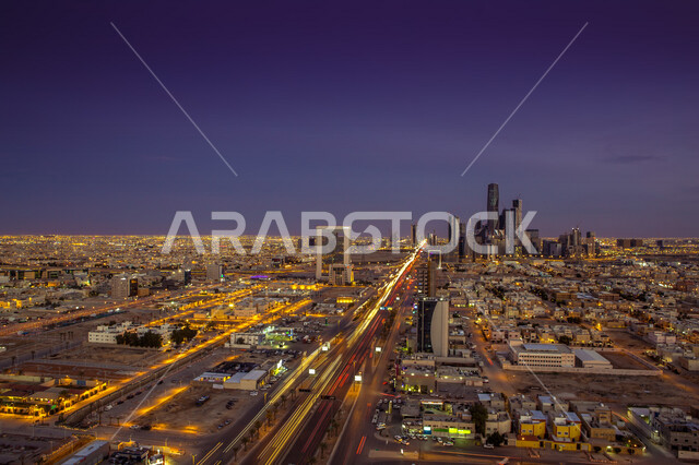 Creative image of King Abdullah Financial Center (CAFD) in Riyadh ...