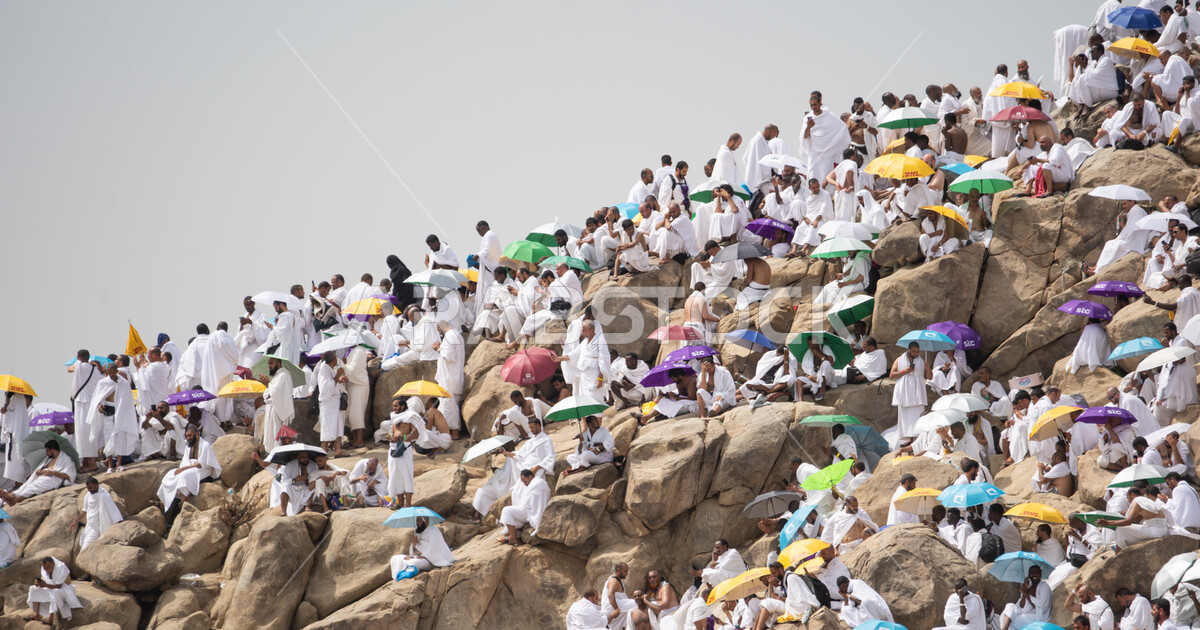 A picture of the pilgrims to the Sacred House of God, the Pause of ...