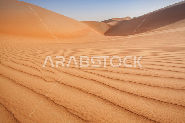 Aesthetic picture of desert areas, sand dunes, tourist places, desert nature, deserts of the ...