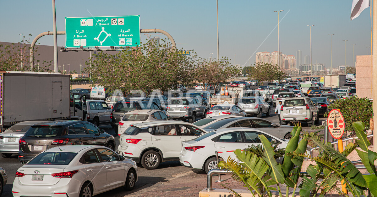 الطرق والشوارع في مدينة جدة بالمملكة العربية السعودية، حركة المرور ...
