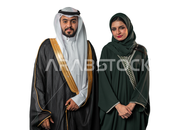 Chroma for a Saudi Arabian Gulf couple, a woman wearing a green Saudi ...