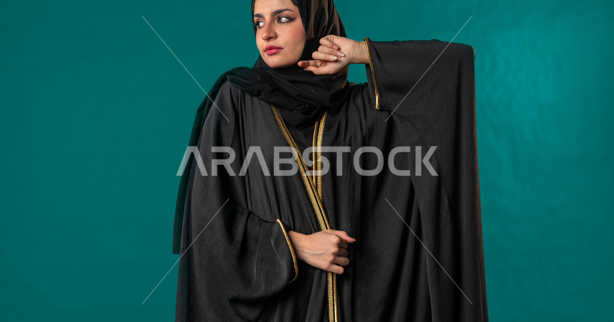 Croma for an elegant and radiant veiled Saudi Arabian Gulf woman ...