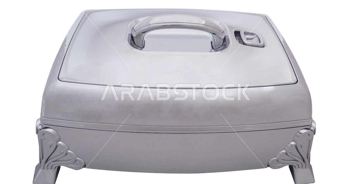 Metal food container, hot food preservation, Arabic hospitality, luxury ...