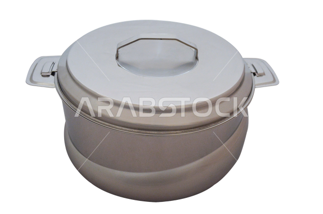 Metal food container, hot food preservation, Arabic hospitality, luxury ...
