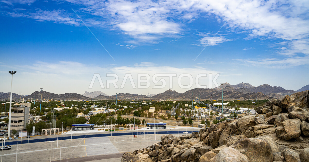 Close-up of mountain rocks in Mecca, Saudi Arabia, mountains and ...