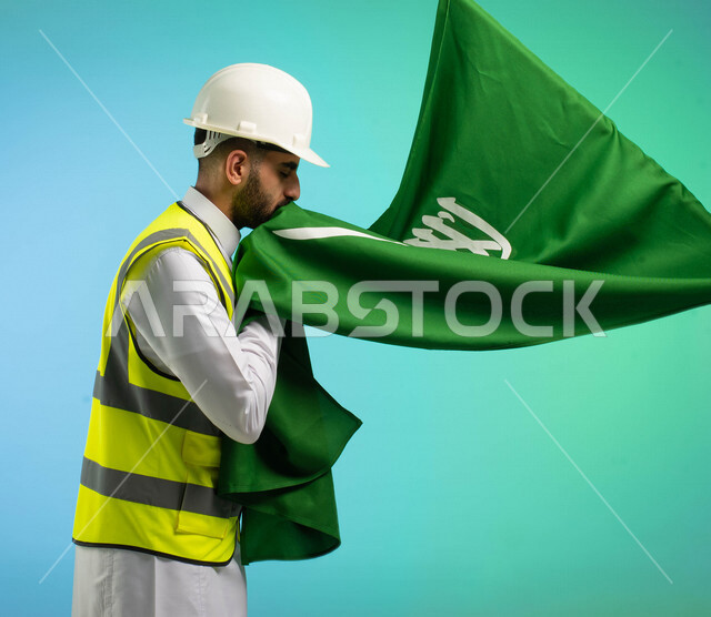 Saudi Arabian Gulf engineer working in the field of engineering ...