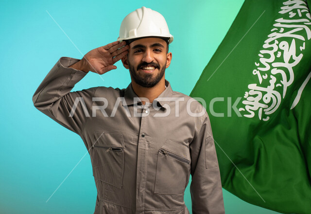 A Saudi Arabian Gulf technical engineer working in the construction ...