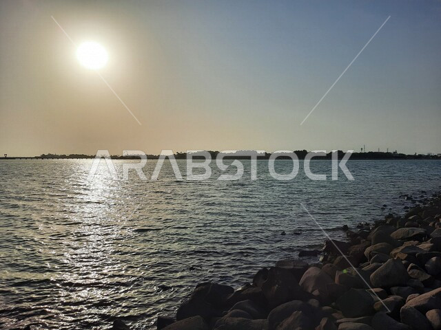 An aesthetic picture of the Red Sea beach in the city of Jeddah, Saudi ...