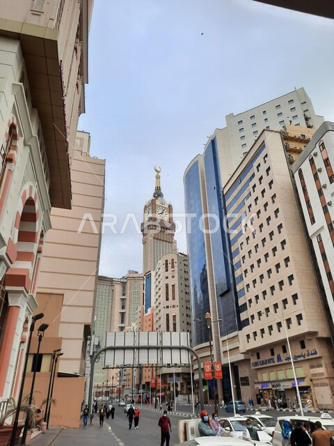 Clock tower in Mecca, Saudi Arabia, towers and skyscrapers ...