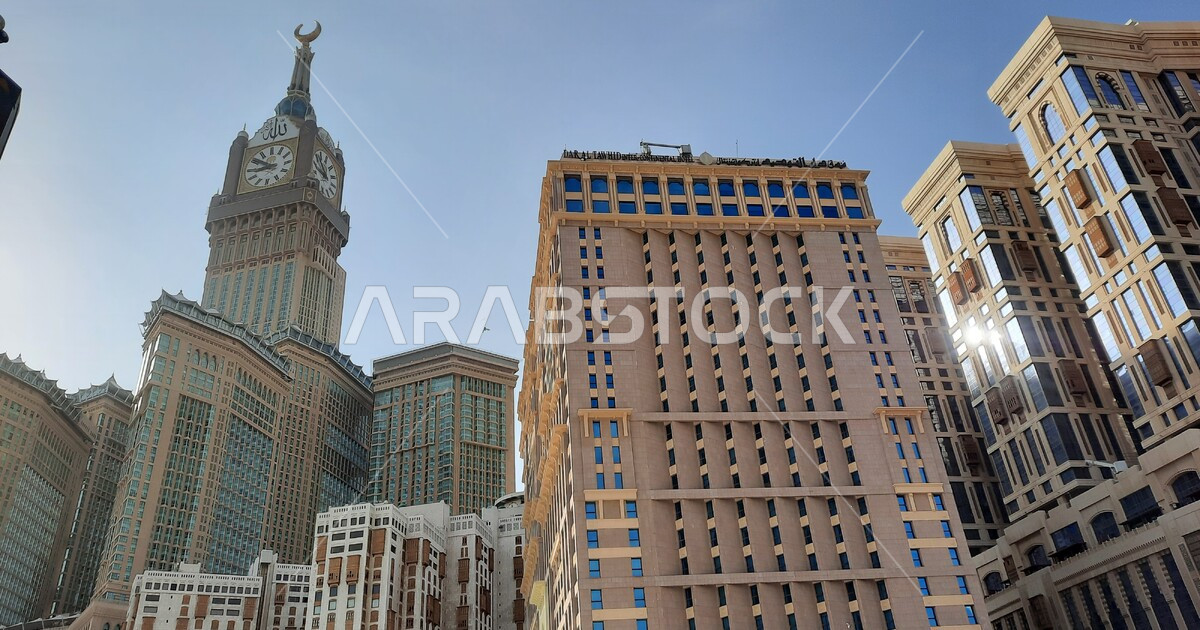 Clock tower in Mecca, Saudi Arabia, towers and skyscrapers ...