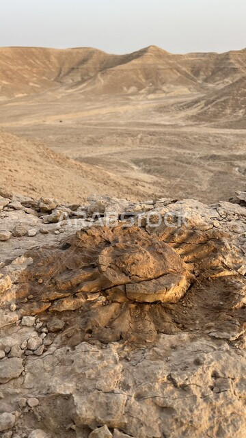 Tuwaiq mountains, Najd, the edge of the world in the city of Riyadh ...