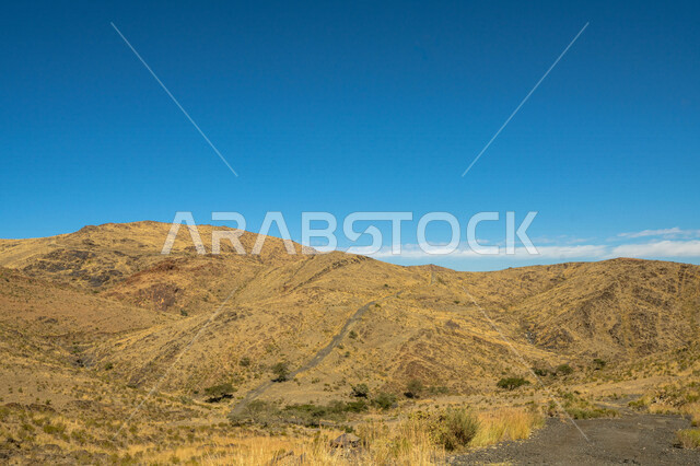 Desert areas of Saudi Arabia, Saudi deserts, desert nature background ...