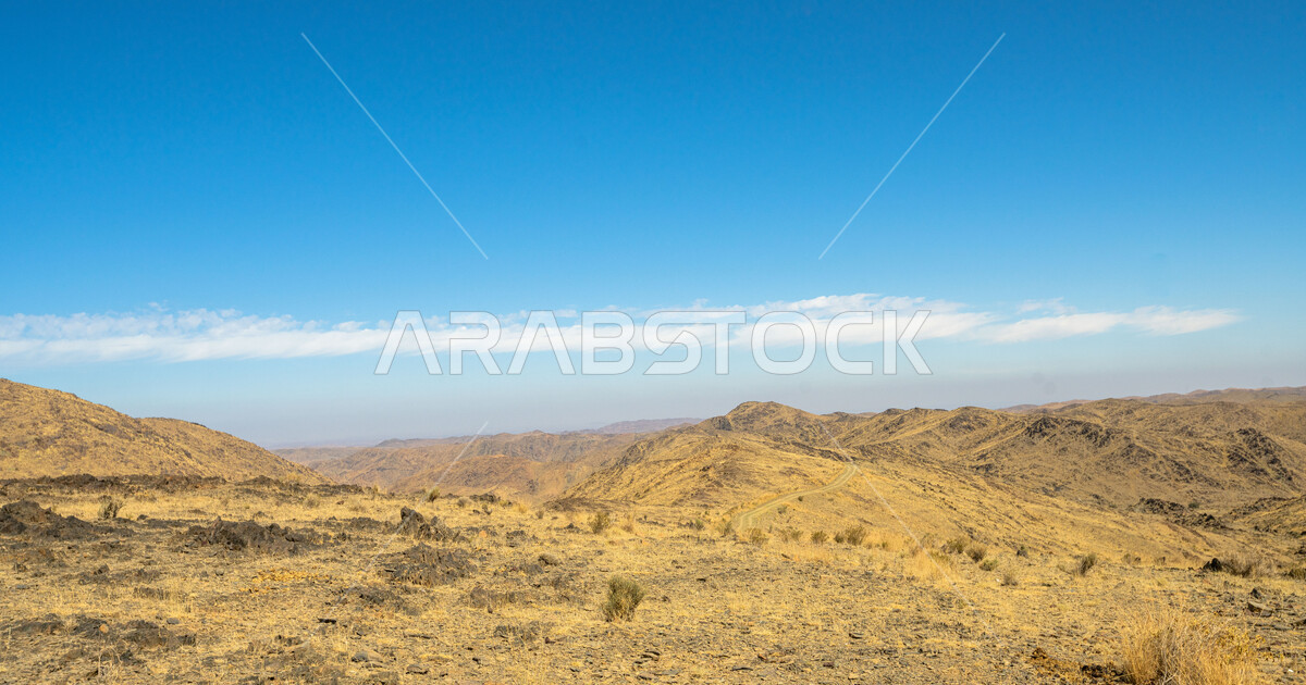 Desert areas of Saudi Arabia, Saudi deserts, desert nature background ...