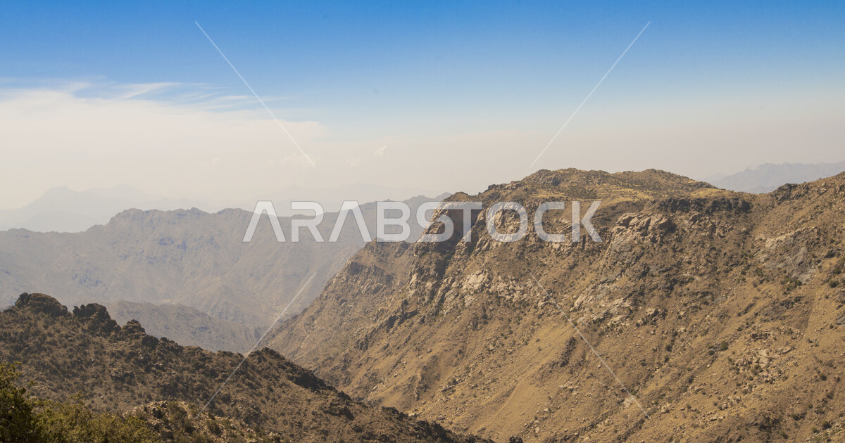 The mountainous environment in Saudi Arabia, the mountains of Saudi ...