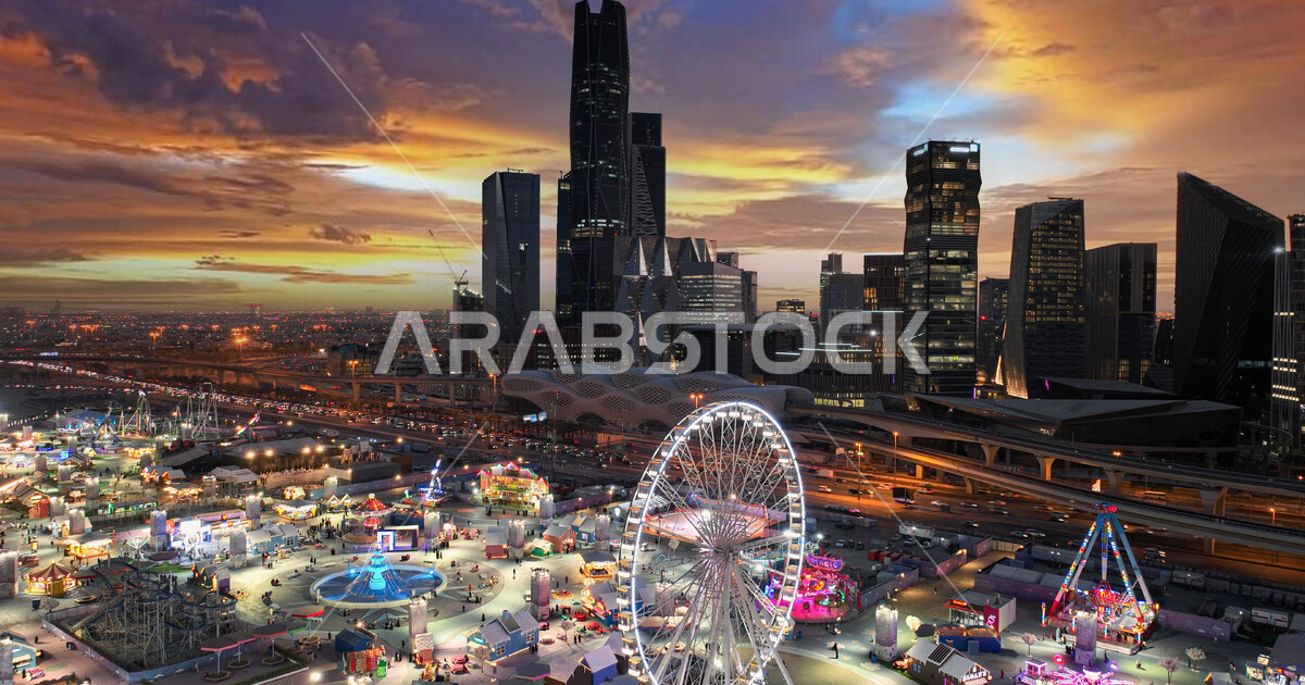 Winterland amusement park in Riyadh, Saudi Arabia, King Abdullah ...