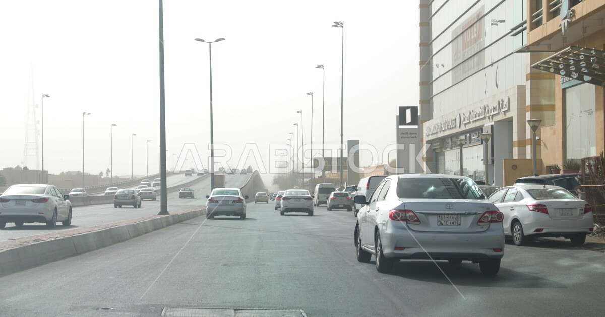 Roads and streets in the city of Jeddah, Saudi Arabia, traffic, streets ...