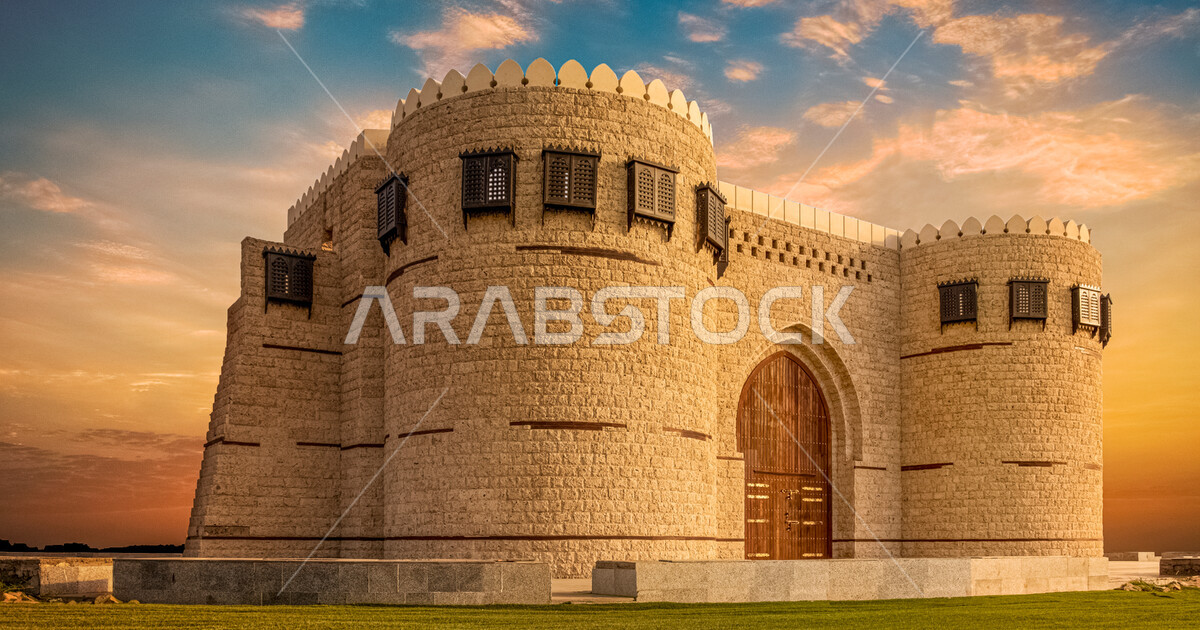 Bab Makkah in the northern city wall of Jeddah, old Jeddah, an ...