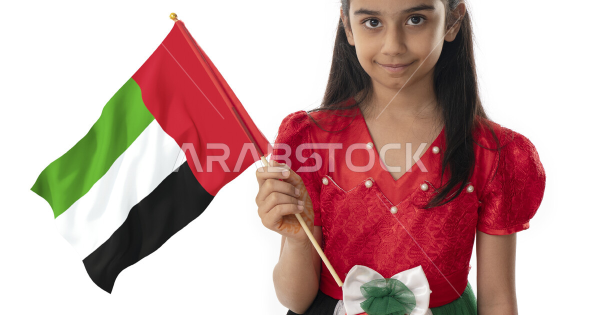 White background, celebration of the Independence Day of the United ...