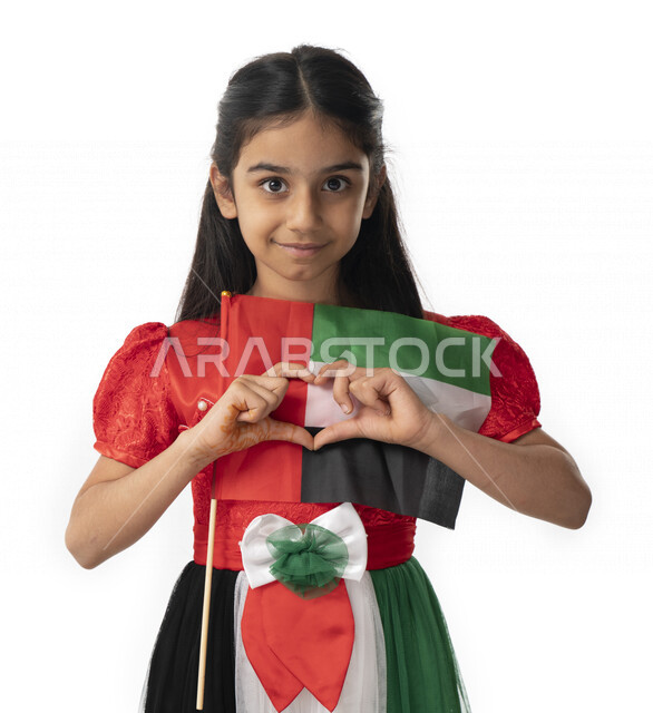 UAE National Day Identity 51, hand gestures in the shape of a heart ...