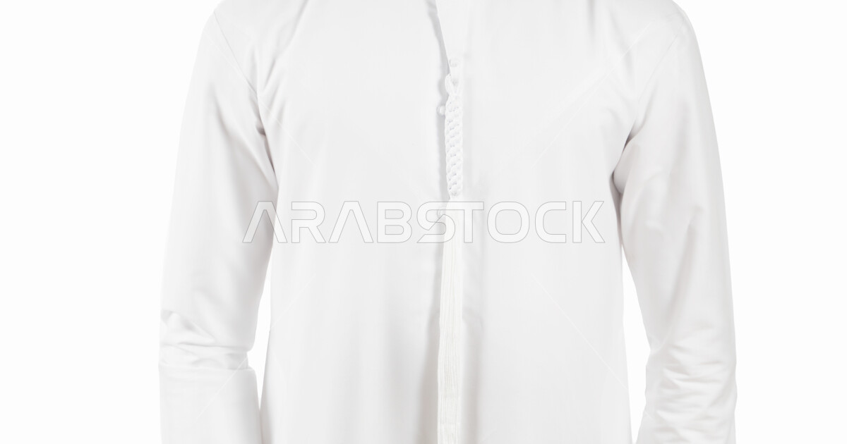 Traditional Emirati costume, a portrait of an Emirati Arab man wearing ...