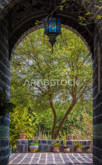 Zoo design ancient Arab architecture, horse stable, tourist places in ...