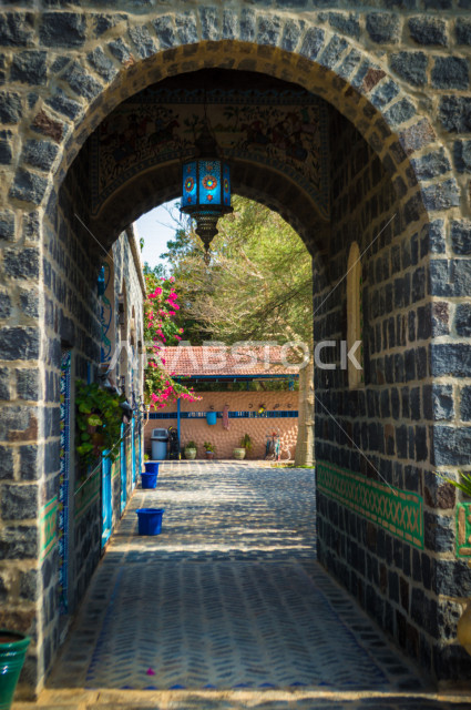 Zoo design ancient Arab architecture, horse stable, tourist places in ...