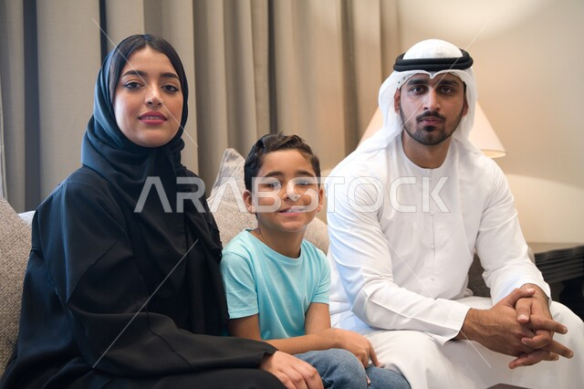 The concept of family safety and stability, a happy family atmosphere ...