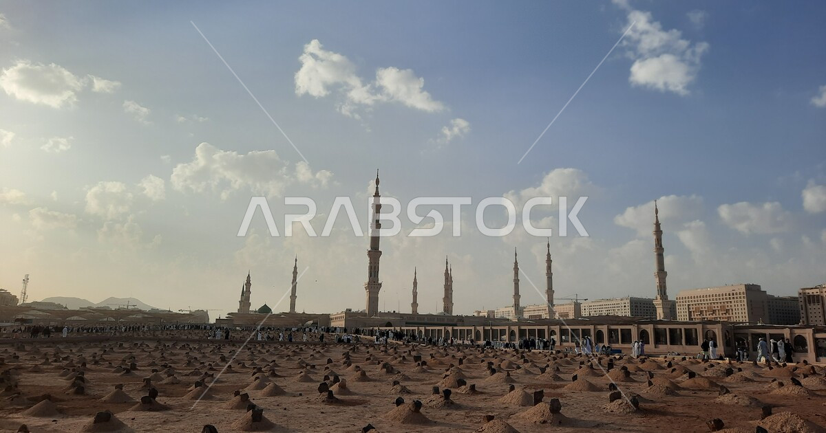 Al-Baqi’ Islamic Cemetery in Medina, Kingdom of Saudi Arabia, Martyrs ...
