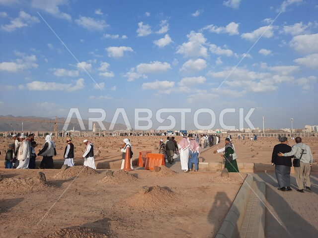 Al-Baqi’ Islamic Cemetery in Medina, Kingdom of Saudi Arabia, Martyrs ...