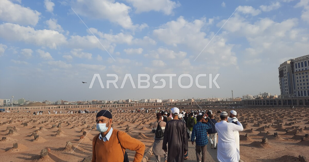 Al-Baqi’ Islamic Cemetery in Medina, Kingdom of Saudi Arabia, Martyrs ...